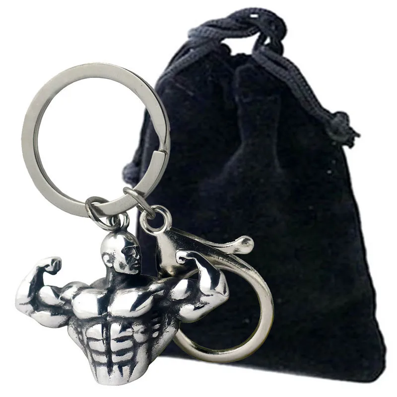 DXJEL-Keyring-Sports-Strong-Muscle-Man-Keychain-Bodybuilding-Workout ...