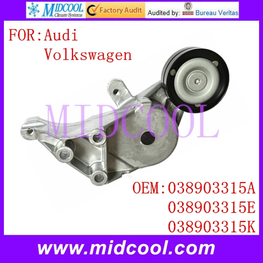 New Belt Tensioner Idler Pulley use OE No. 038903315A , 038903315E ...