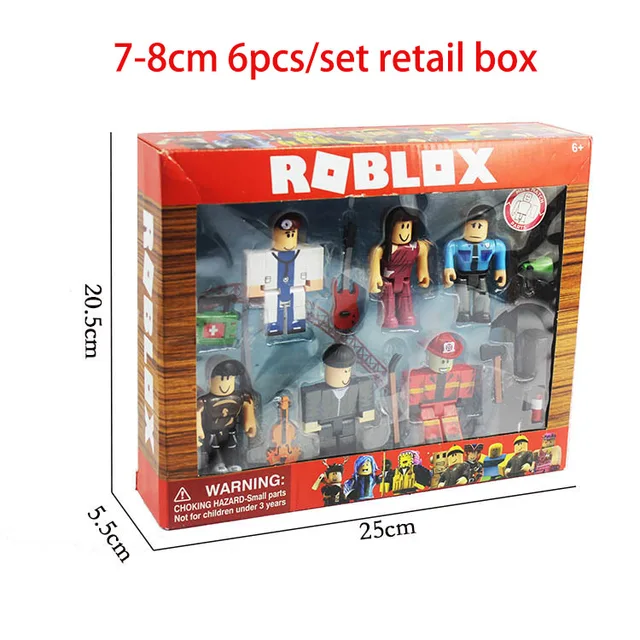 4/6/9pcs Roblox Characters Figure 7/7.5cm PVC Game Figma Oyuncak Action ...