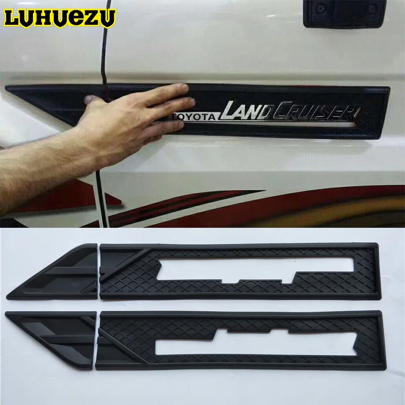 Soft-Plastic-Car-Side-Vents-Fender-Sticker-For-Toyota-Land-Cruiser-70 ...
