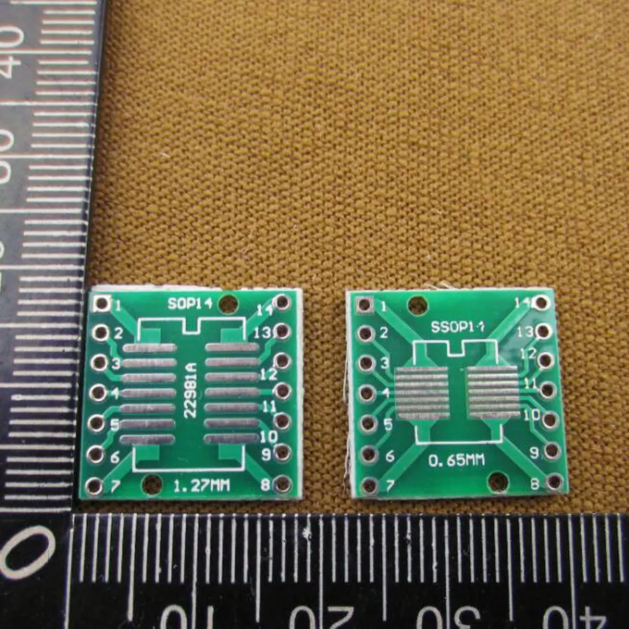 FREE SHIP 2PCS TSSOP14 SSOP14 MSOP14 SOP14 TURN DIP14 14pin IC adapter Socket / Adapter plate ...
