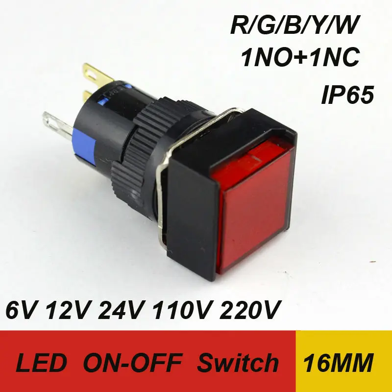 Led Push Button Switches Momentary