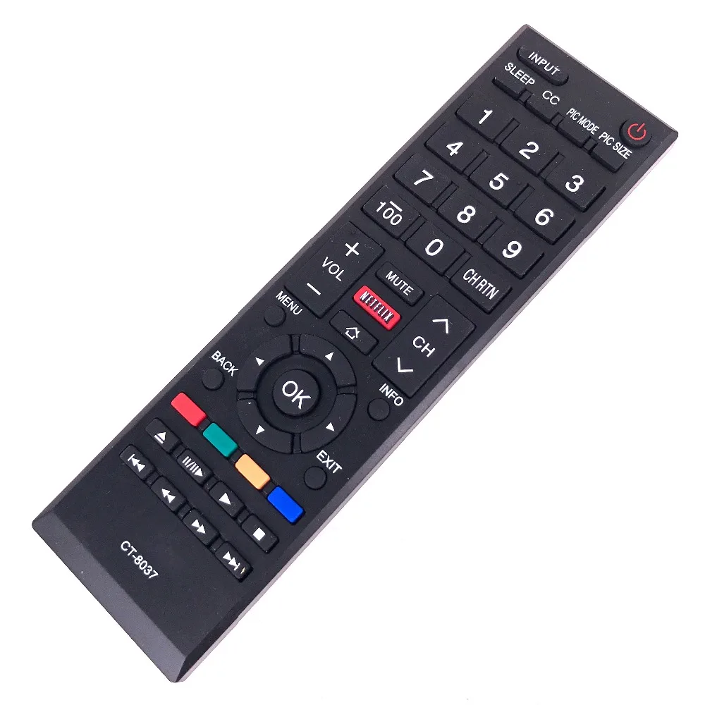 NEW Remote Control For Toshiba TV CT 8037 40L3400 40L3400U 50L3400 in NEW Remote Control For Toshiba TV CT 8037 40L3400 40L3400U 50L3400 in