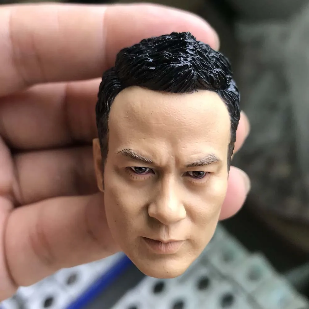 For collection 1/6 Scale Male Head Sculpt Simon Yam head Yam Tat-wah ...