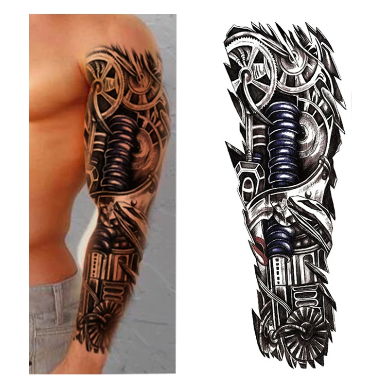 Mechanical Hand Tattoo Designs
