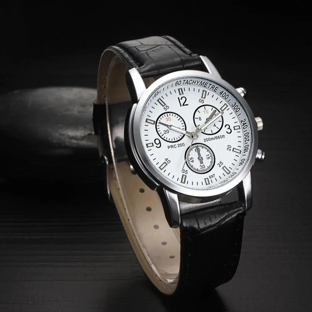 Reloj de negocios a la moda para hombre, reloj de vidrio marca Quartz ...