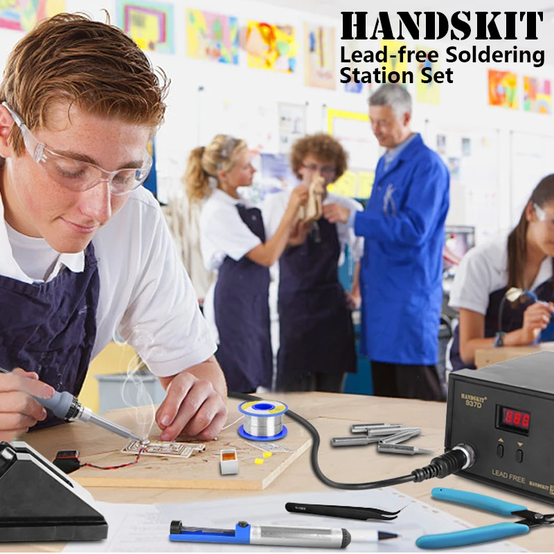 Handskit 220V 65W Digital Soldering Station BGA Rework Solder Station ...