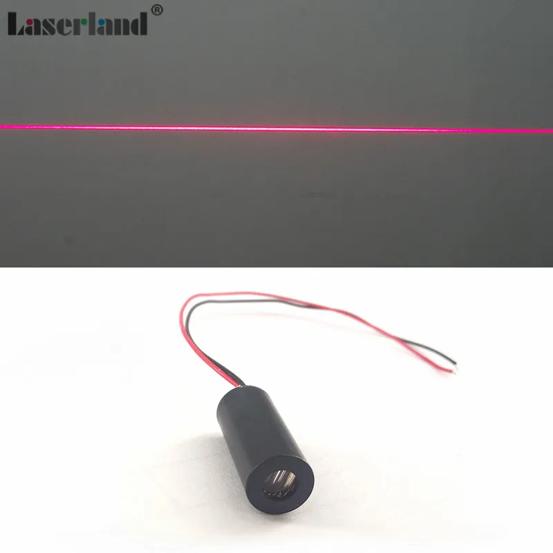 10*30mm 635nm 20mW Orange Red Line Laser Module Diode DC 3V Glass Lens ...