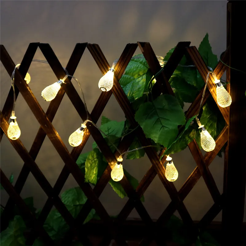 Delicore 165m Aa Battery Operation Led String Led Metal Sliver Drip String Lights For Christmas