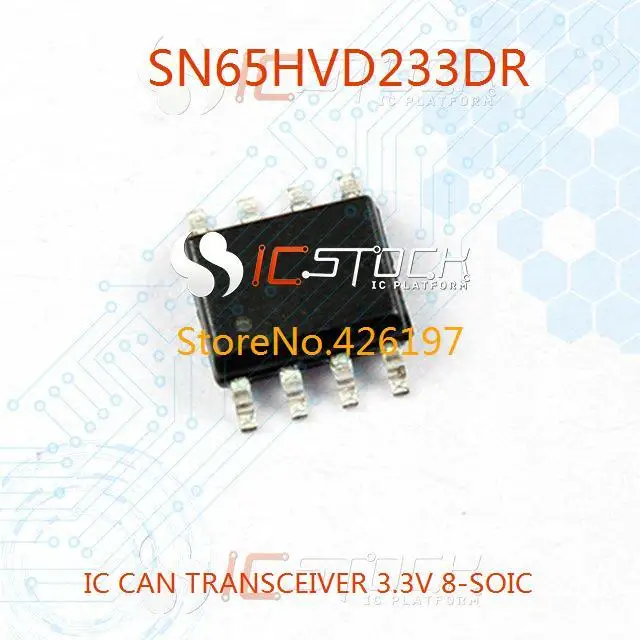 Free Shipping SN65HVD233DR IC CAN TRANSCEIVER 3.3V 8 SOIC HVD233 ...