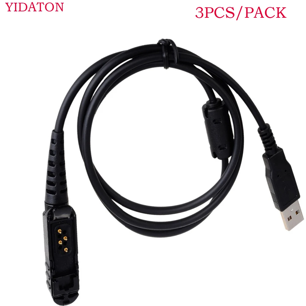 3pcs Usb Programming Cable For Motorola Xir P6600 P6608 P6620 P6628 ...