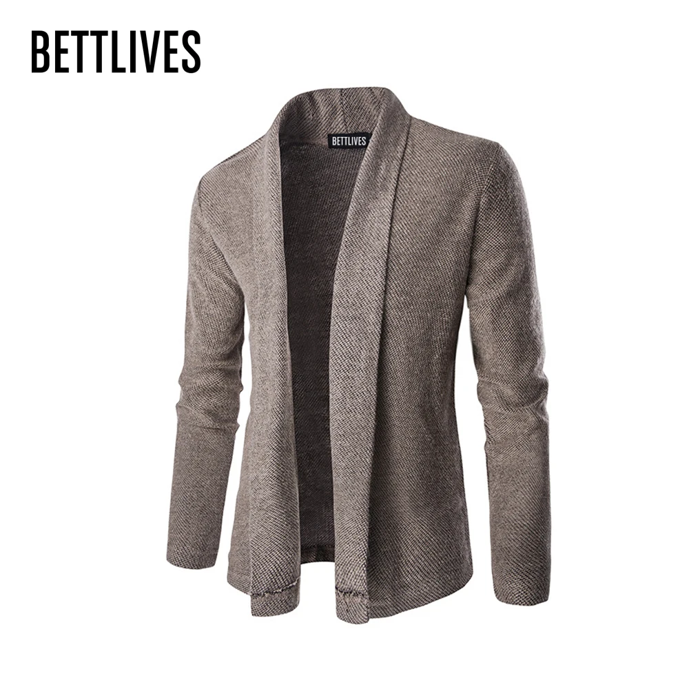 Primavera Otoño Hombres Suéteres Cardigan Marca Moda Hombre Slim Fit de ...