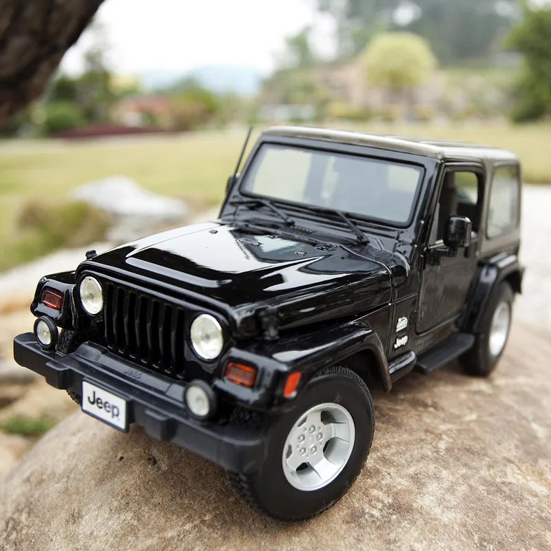 1:18 scale For Jeep Wrangler Sahara SUV Car Model Simulated Alloy Car ...