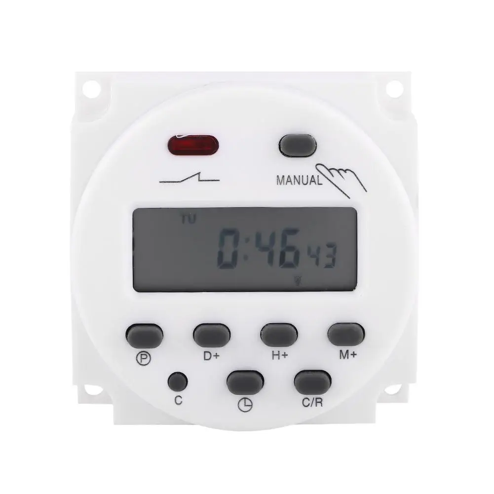 Lcd Digital Timer Switch Weekly Programmable Microcomputer Timer 17onand17off Relay Time Power 8624