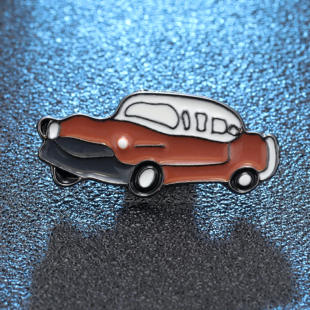 Exquisite Enamel Red Car Cool Denim Pin Buckle Shirt Badge Gift Jewelry ...