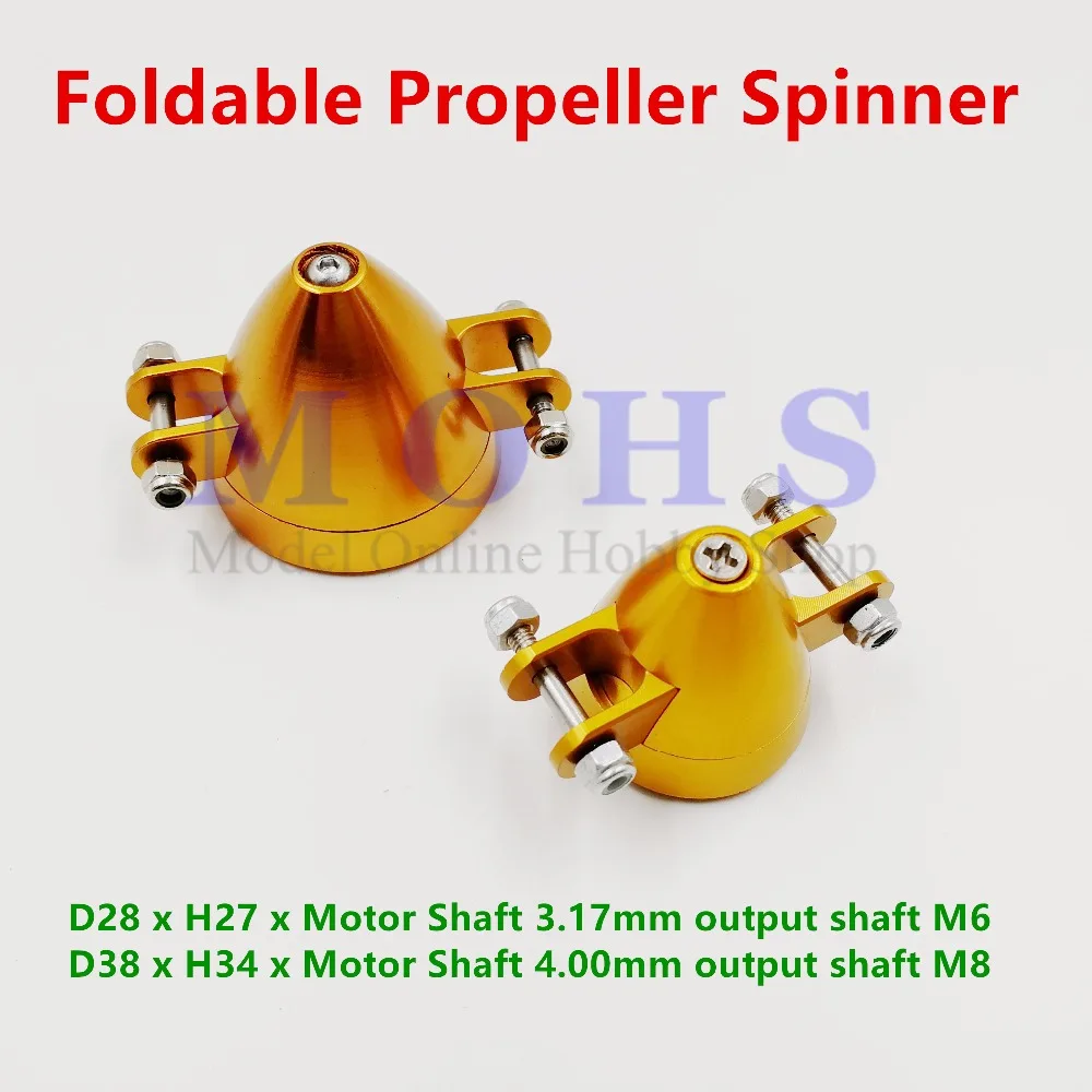 2type D28 D38mm Foldable Spinner Aluminum Foldable Propeller Spinner ...