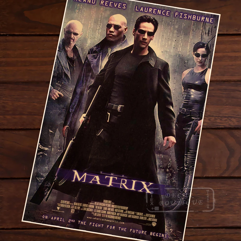 The Matrix concept of machine Sci Fi Movie Film Vintage Retro ...