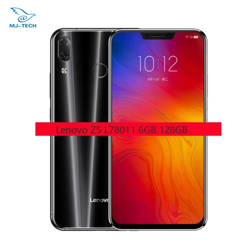 Lenovo Z5 L78011 6GB 128GB ZUI 4.0 4G FDD LTE 6.2"FHD+2246x1080 Snapdragon 636 Octa core 2.5D ...