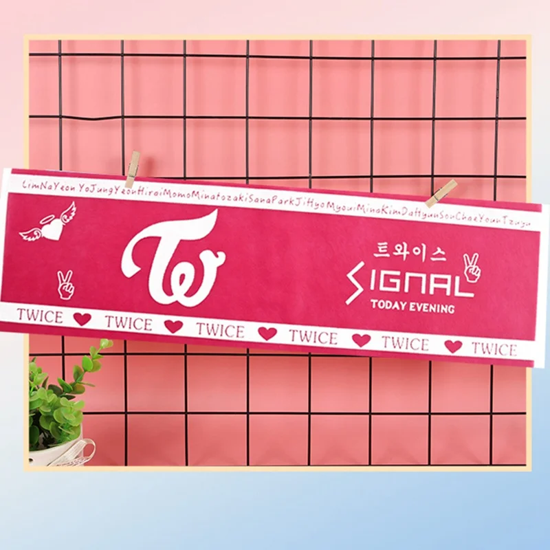 2018 TWICE Concert Airport Supporting Banner K-POP Suga Banner Fabric ...