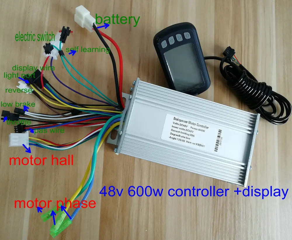 24v36v48v 500w600w controller &lcd display control panel FOR electric ...