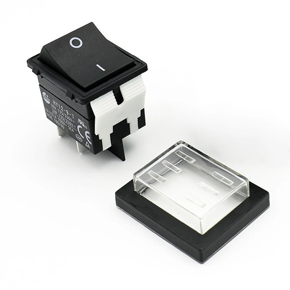 1pc 4 Pin IP55 T85 HY12-9-4 Power On Off Rocker Switch Push Button ...