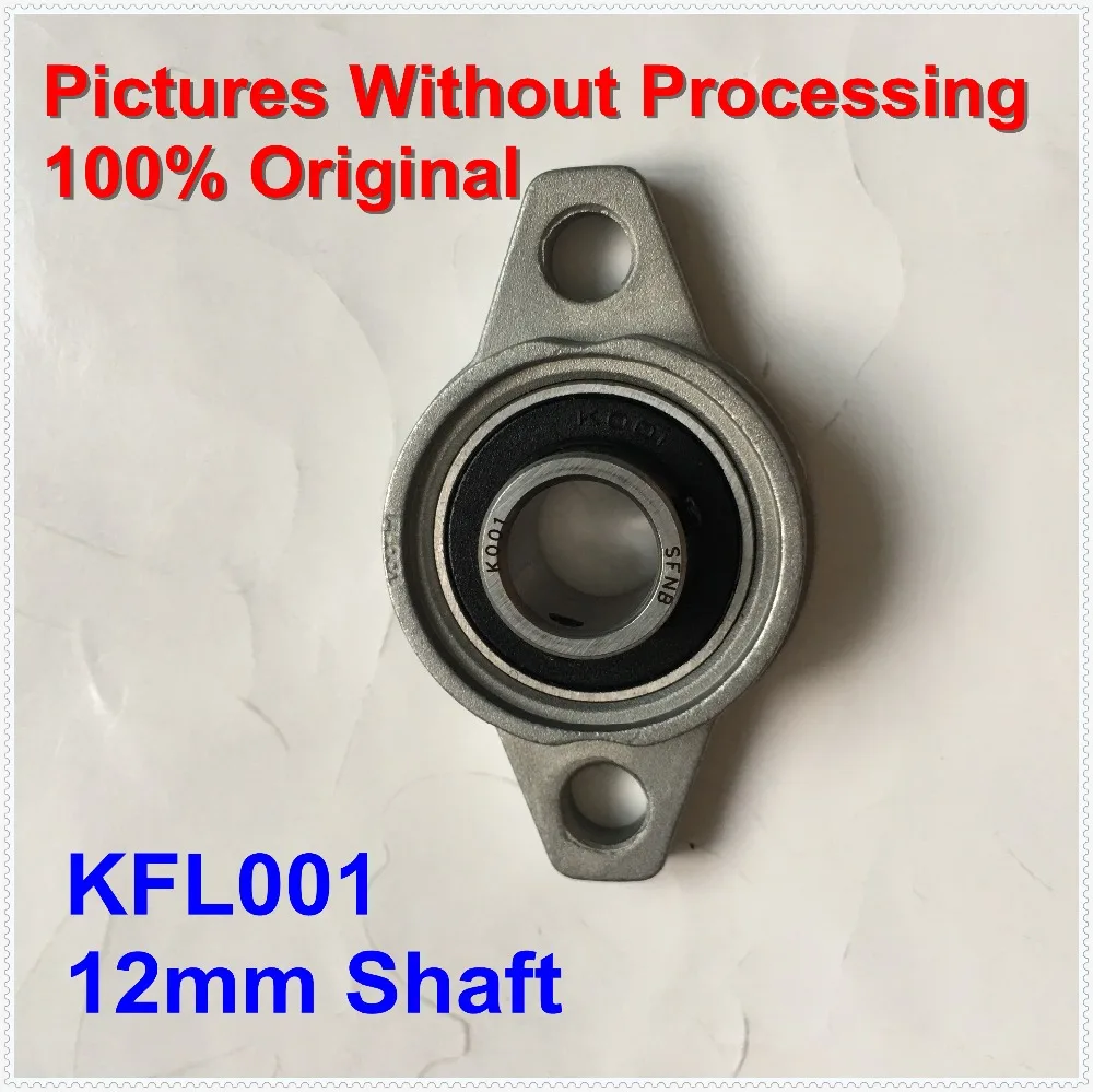 KFL001 Bearing Pillow block 12mm Shaft Zinc Alloy Mounted Bearings K001 ...