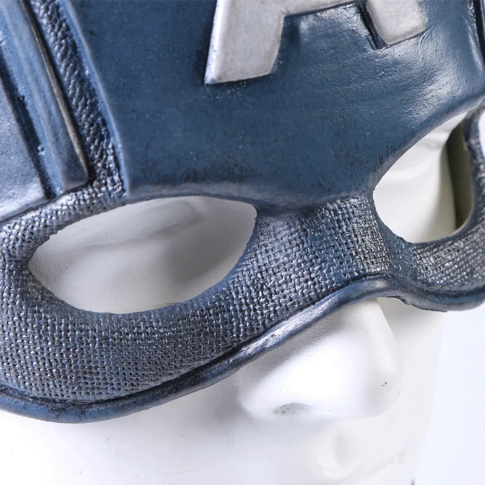 Captain America Cosplay Mask Steven Rogers Super Hero Latex Helmet ...