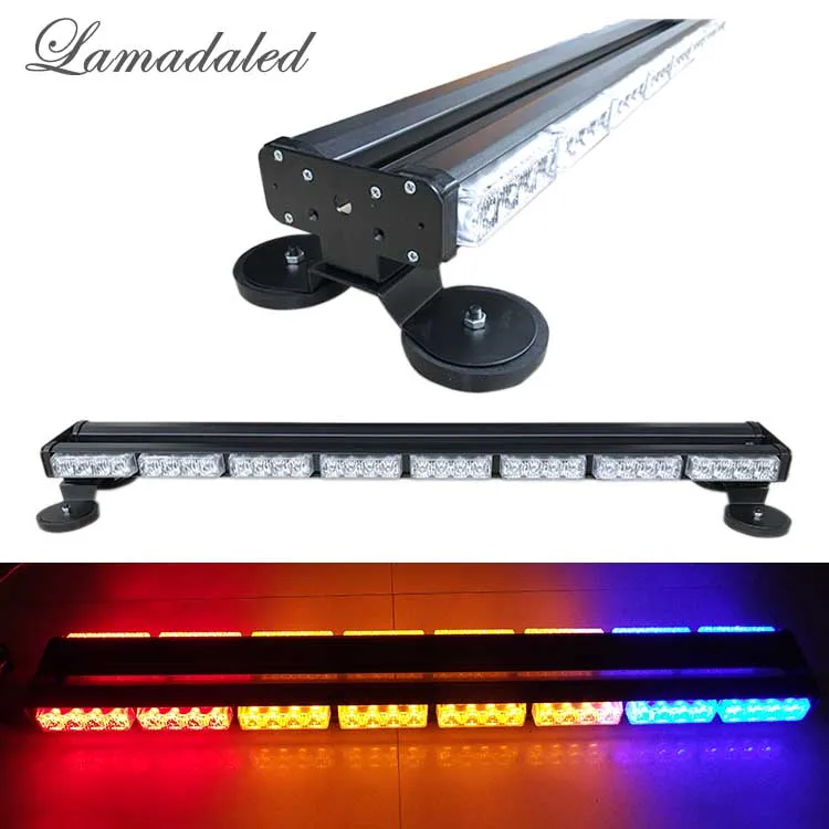 86cm Car Roof Led Strobe Lights Vehicle Warning Lamp With 2 Side Led ...