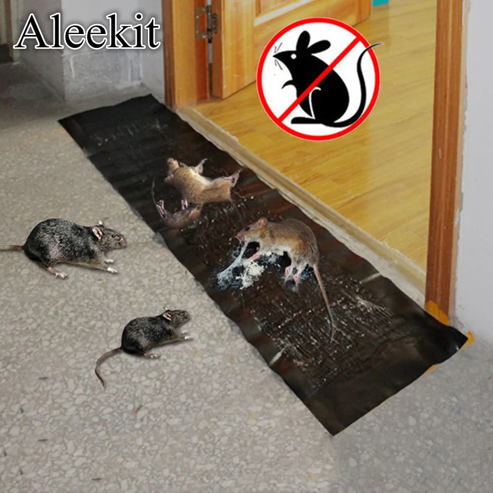 2018New Strong Adhesive Mouse Cockroaches Board Sticky Rat Glue Trap Mouse Glue Board Mice 