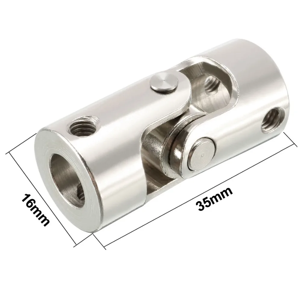 Steel Set Screw VXB Brand 6mm to 6mm Miniature Cardan Joint Coupling ...