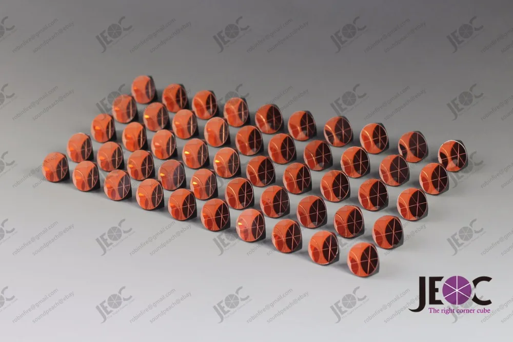 50 Pieces of JEOC copper coated 1inch Corner Cube Prism, Plated 25.4mm ...