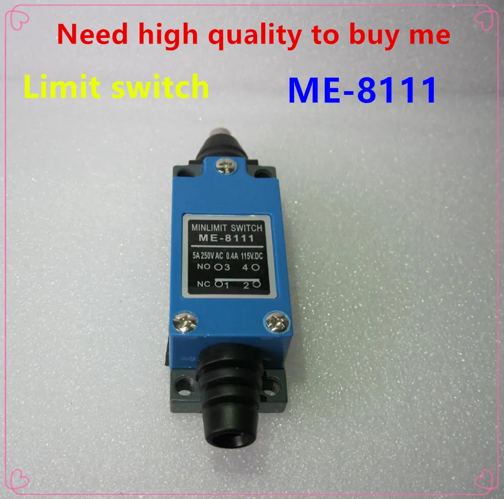 1pc Me-8111 Ac 250v 5 Amp Dc 115v 0.4 Amp Momentary Plunger Enclosed ...