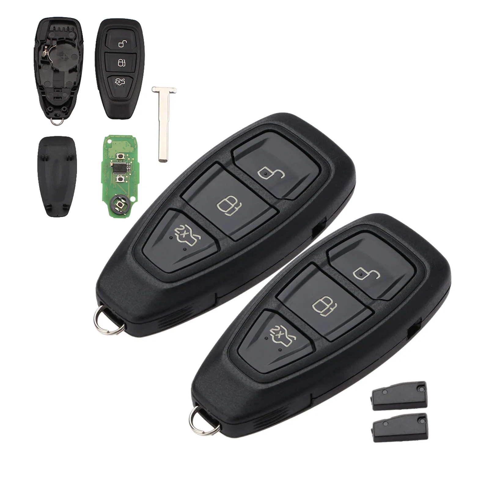 Fiesta St Accessories Blank Key Blade For Ford Focus, C-Max, Galaxy ...