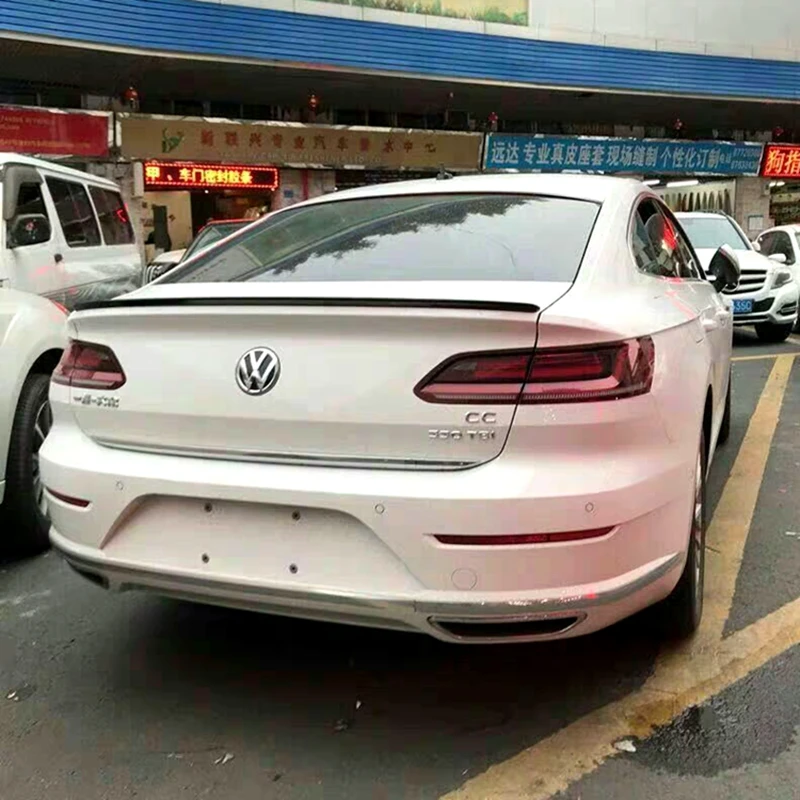 For 2018 2019 Volkswagen CC Spoiler High Quality ABS Material Car Rear ...