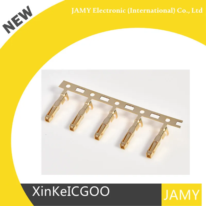 Free shipping SJ2F 21GF P1.0 Gold plated terminal CONTACT RECEPT .30 ...