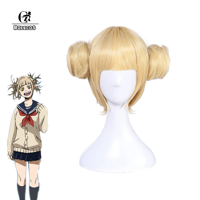 Rolecos Mha Anime Cosplay Hair Himiko Toga Cosplay Headwear Bnha Women ...