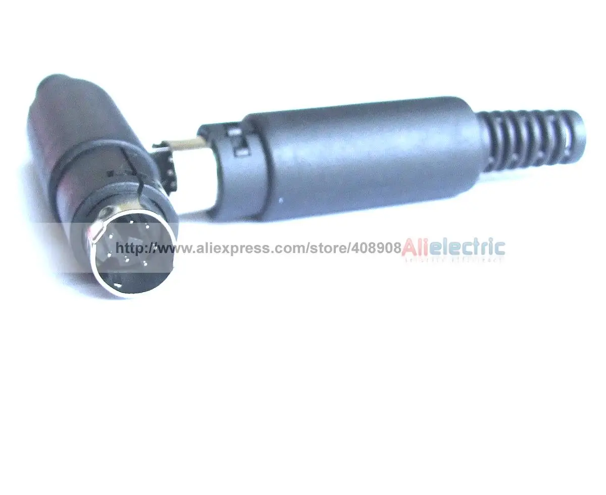 5pcs-7-Pin-Mini-DIN-Male-Plug-Connector-with-Plastic-Handle-Soldering ...