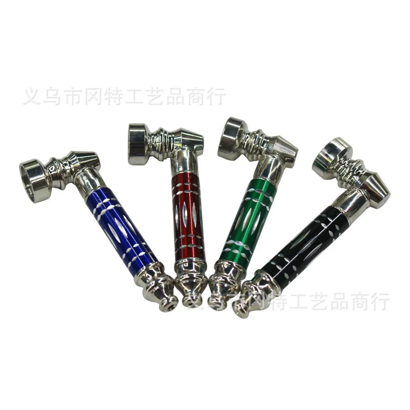 1-pc-engraved-designs-metal-smoking-pipe-weed-pipe-Reggae-cigarette ...