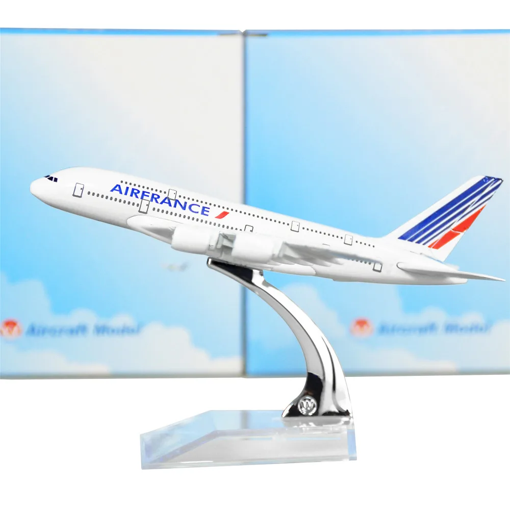 Air France A380 14.5cm solid alloy metal model airplane models child ...