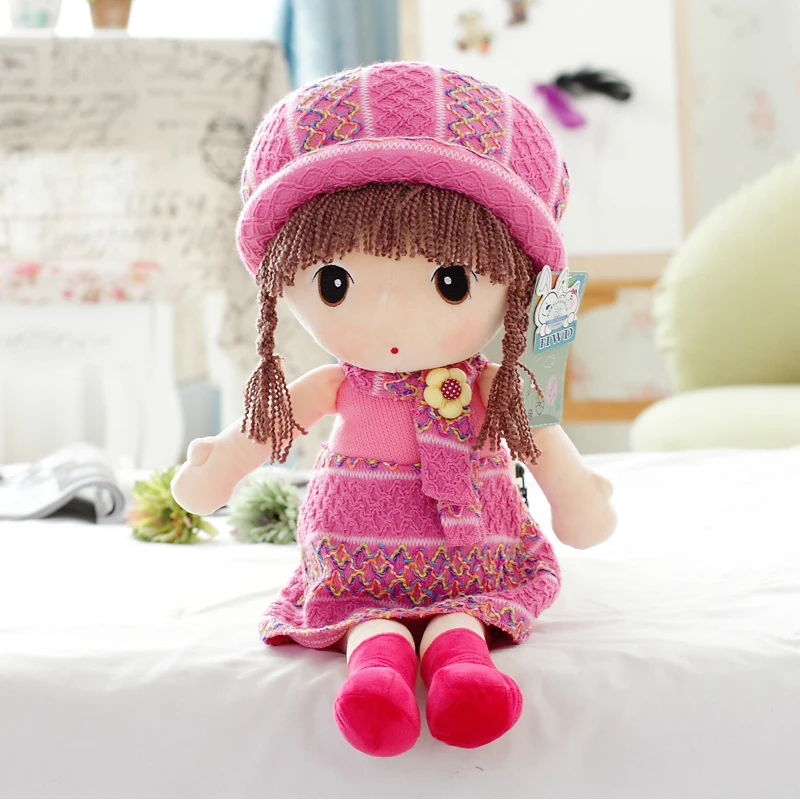 Free shpping Cloth doll girl child doll large plush toy birthday gift ...