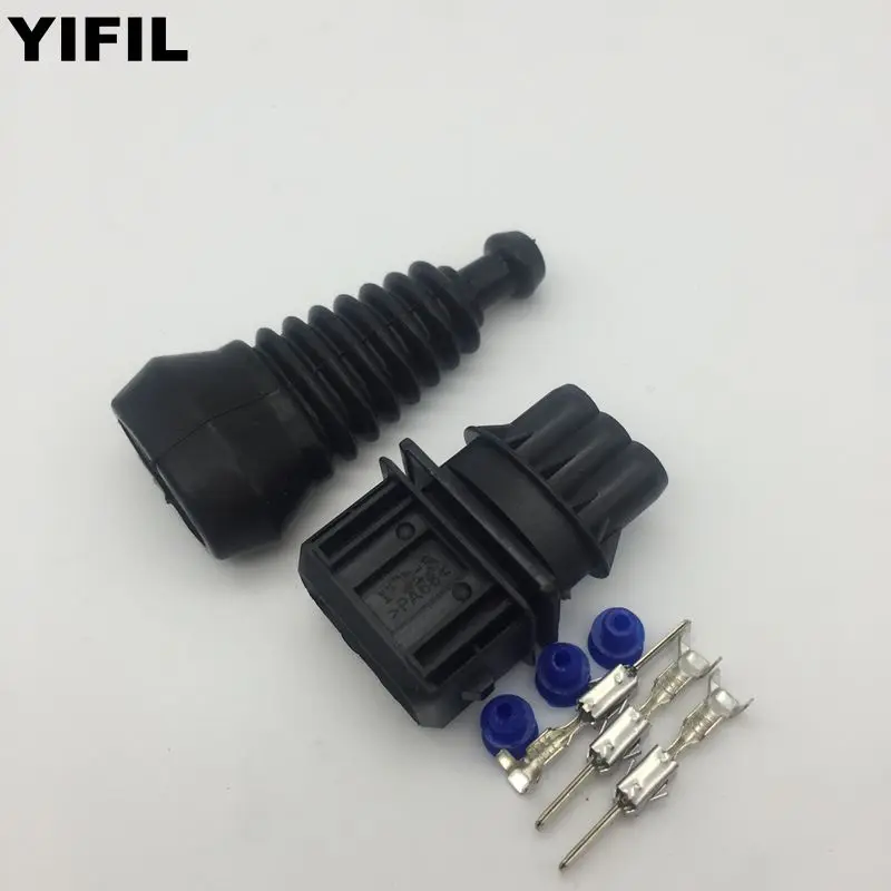 10sets/lot Tyco/amp 3 Pin/way Junior Power Timer (jpt) Map Sensor Plug ...