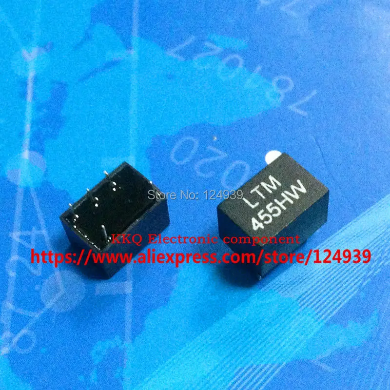 10PCS/LOT NEW LTM455HW LTM455H LTM 455HW 2+3 5Pin 455KHz ceramic filter ...