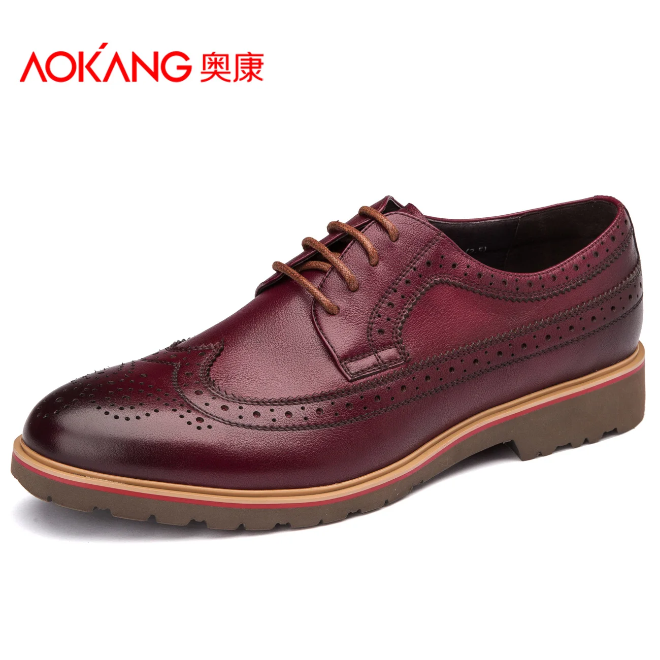 Aokang 2017 New Arrival men's genuine leather shoes fashion Dress shoes ...
