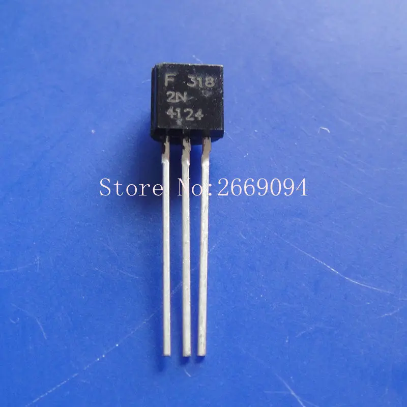 200pcs/lot 2n4124 4124 / Taping Line Transistor To-92 New Original ...