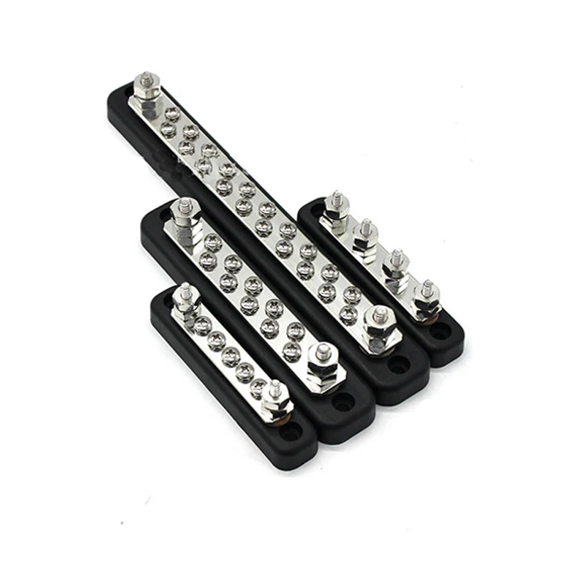 4 POST POWER Distribution Block Terminal Screw Bus Bar 250A 12V-48V DC