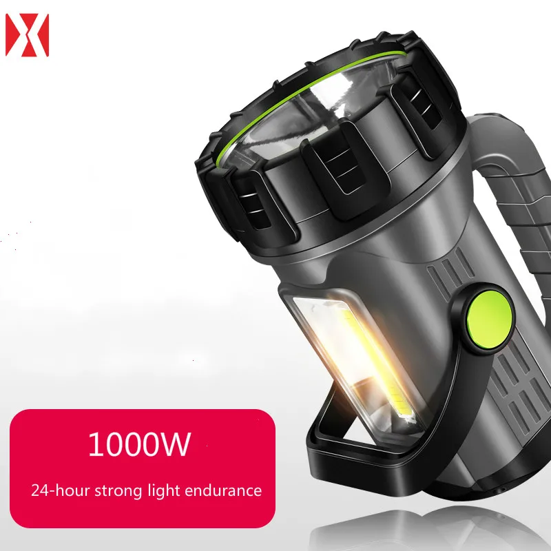 Мощный фонарик, наружный высокомощный ксеноновый портативный прожектор ...