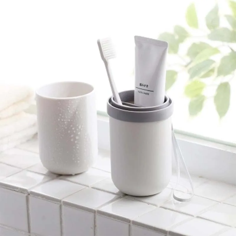 1 Pcs Creative Minimalist Travel Portable Teeth cleaning Cup Toothbrush ...