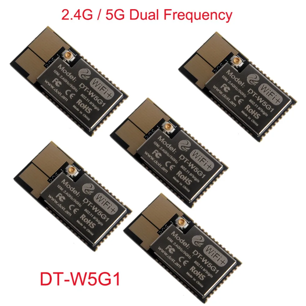 Módulo Wifi de doble frecuencia, DT W5G1, 2,4G, 5G, con interfaz de ...