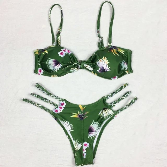 Ycdyz Sexy Cheeky Bikini Swimsuits 2018 Brazilian Cut Women Bikini Set