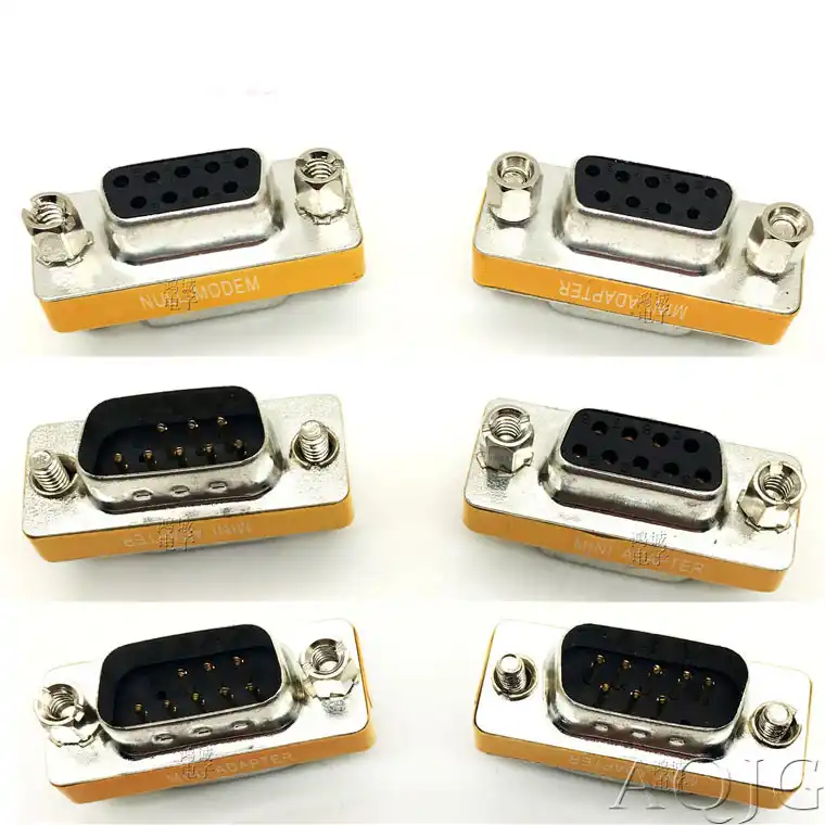 8P Mini Din Male to Female DB9 RS232 PLC Cable 2.5M for Mitsubishi ...